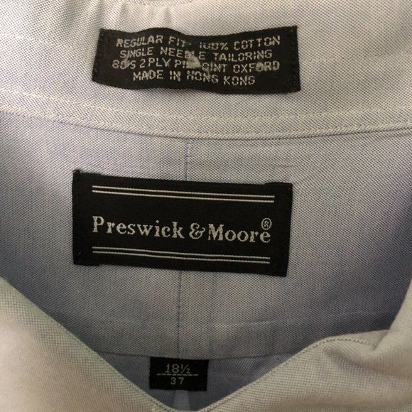 Preswick & Moore | Shirts | Mens Long Sleeve Dress Shirt | Poshmark